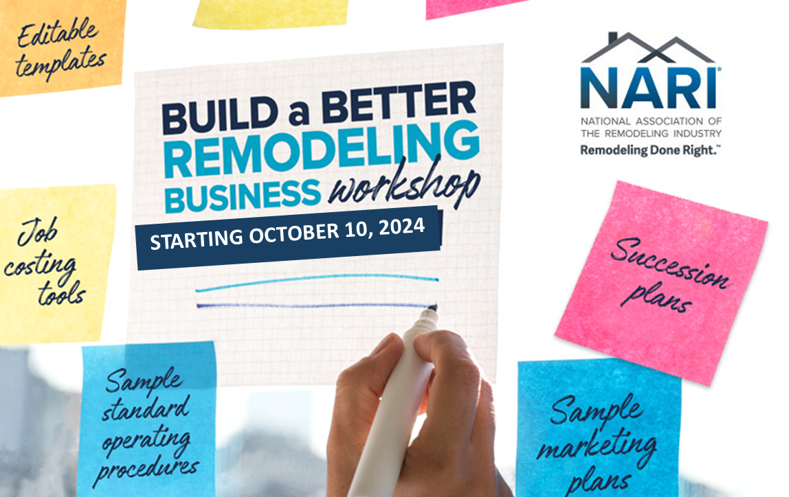 Why Join the Build a Better Remodeling Business Workshop? - Lead, Sales ...